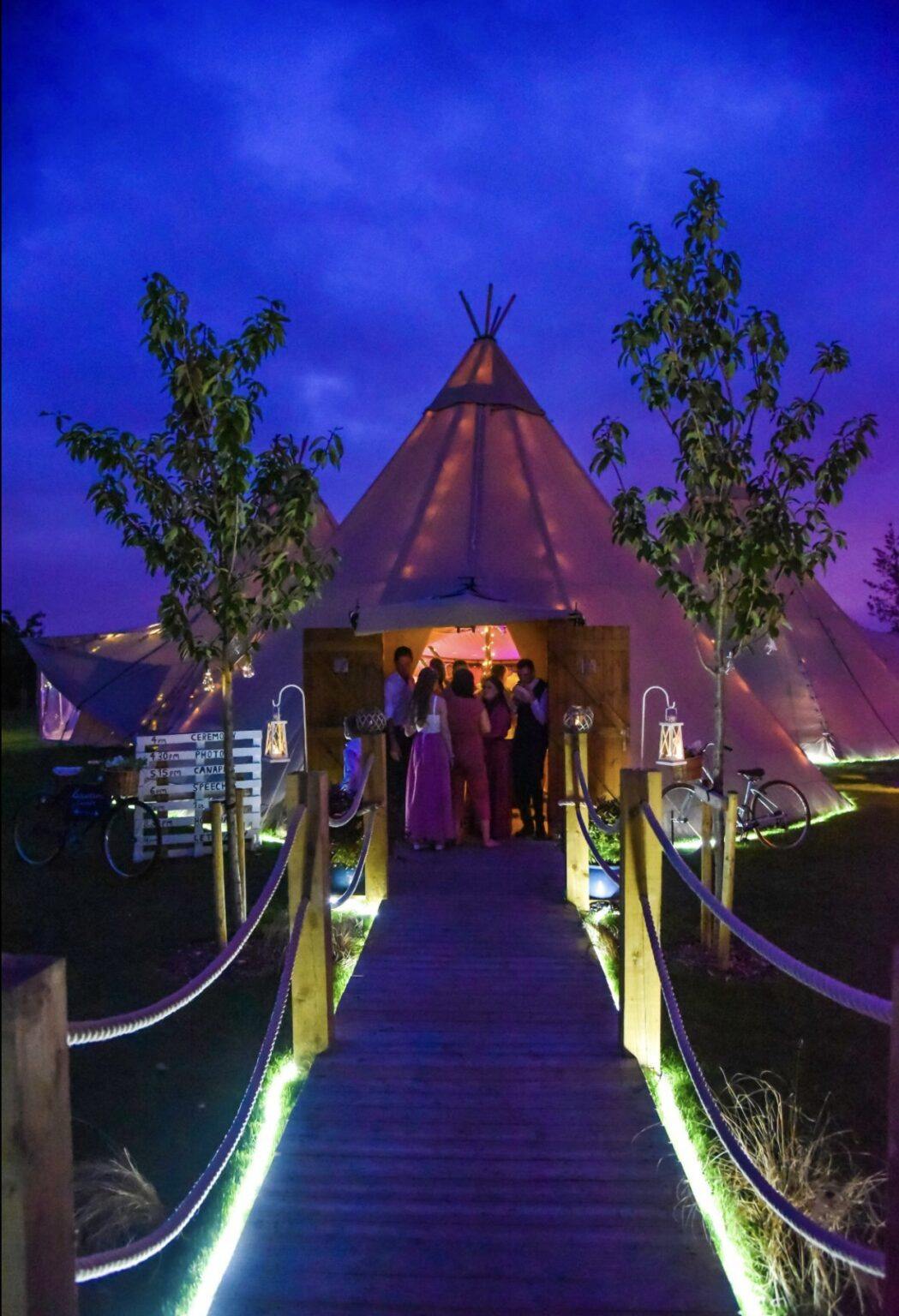 Our Tipis - Townend Farm Tipi Wedding Venue in Yorkshire